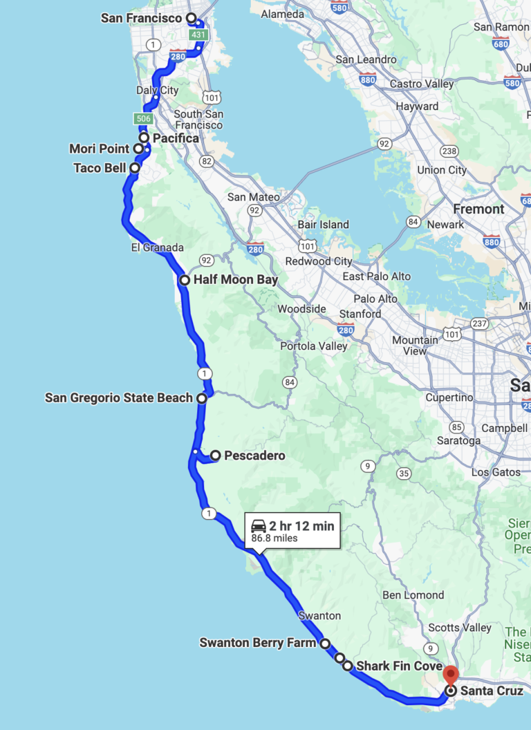 A Day Trip from San Francisco to Santa Cruz Road Trip you need to Take ...